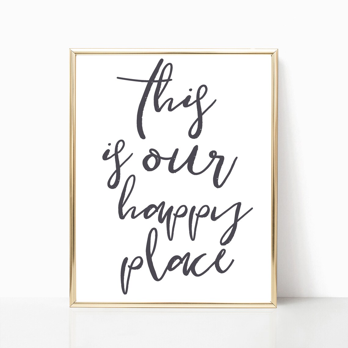 This is Our Happy Place Printable, Print, Sign, Home Decor, Printable ...