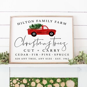 Farm Fresh Christmas Tree Printable, Christmas Tree Print, Christmas ...