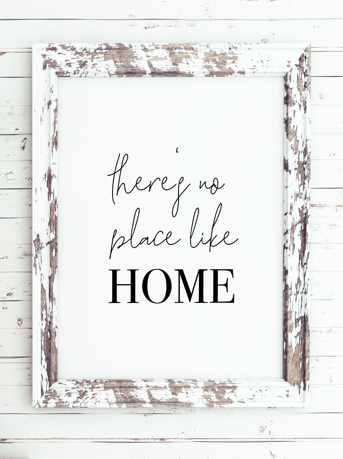 There's No Place Like Home Print, Printable, Wall Art, Printable Art ...