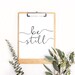 Be Still, Printable, Wall Art, Wall Decor, Home Decor, Bedroom Decor ...
