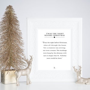Twas the Night Before Christmas Printable, Christmas Printable ...