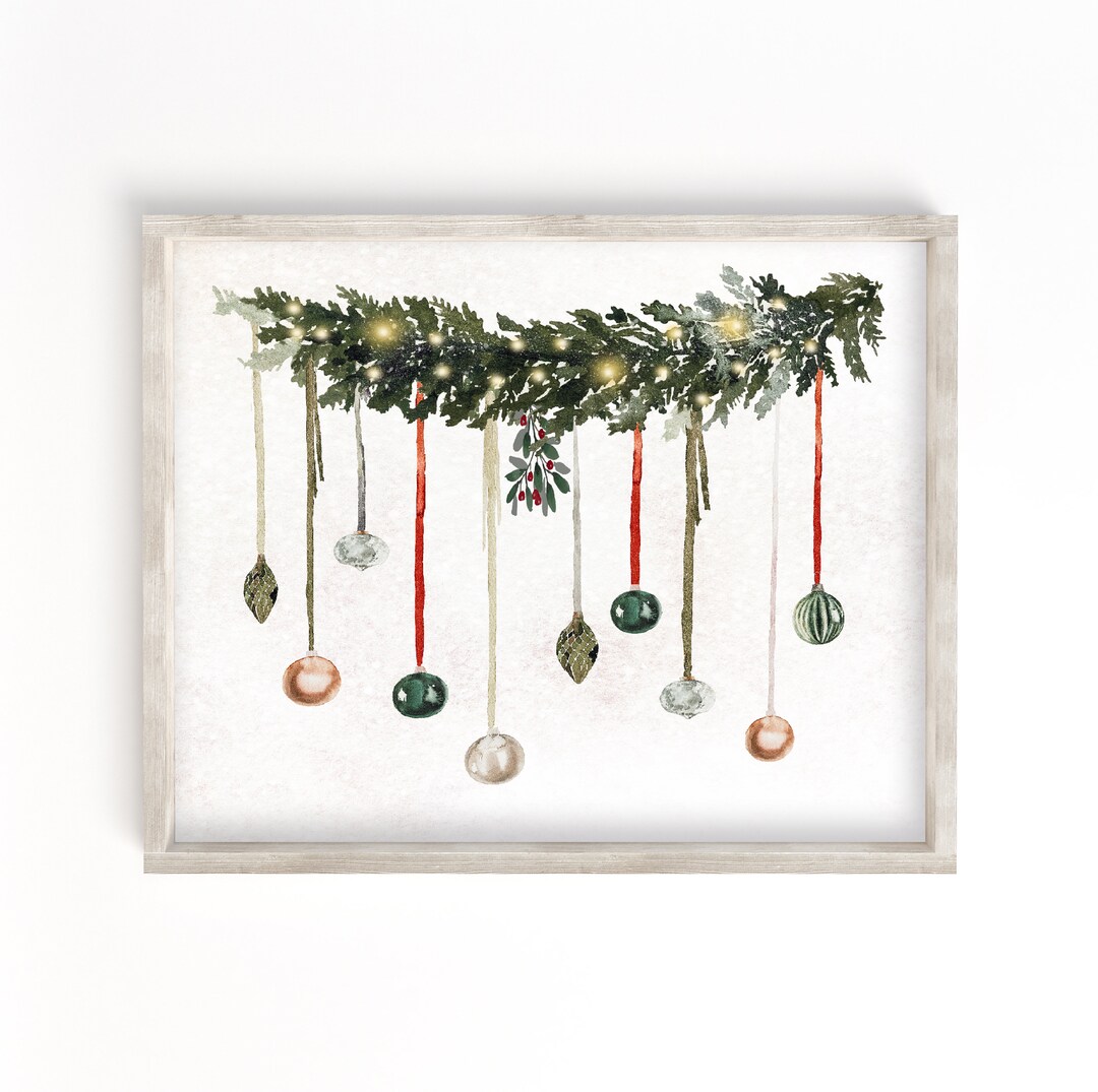 Christmas Printable, Christmas Wall Art, Garland, Christmas Decor, Sign ...