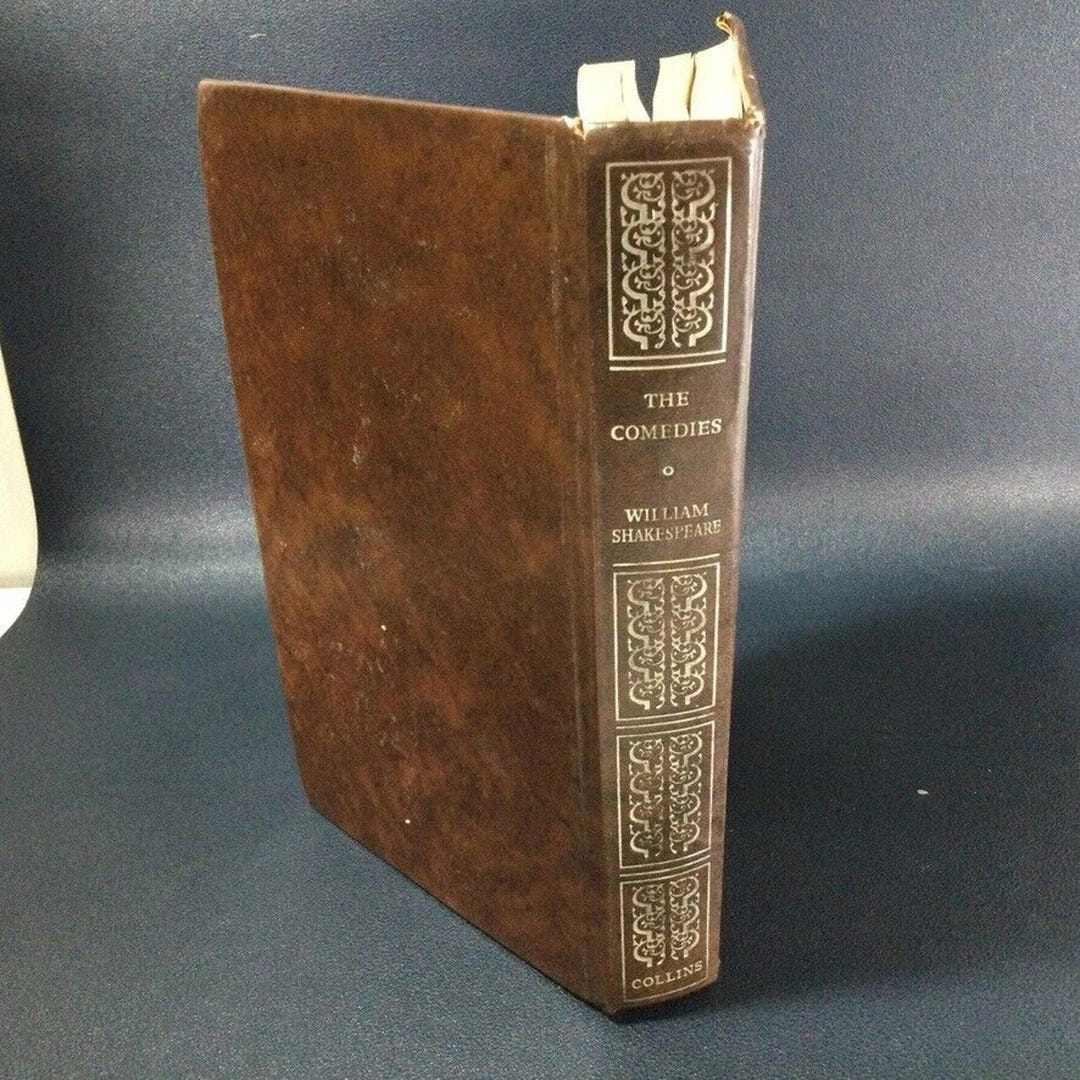 William Shakespeare's Comedies Collins Bound Hardback 1972 - Etsy