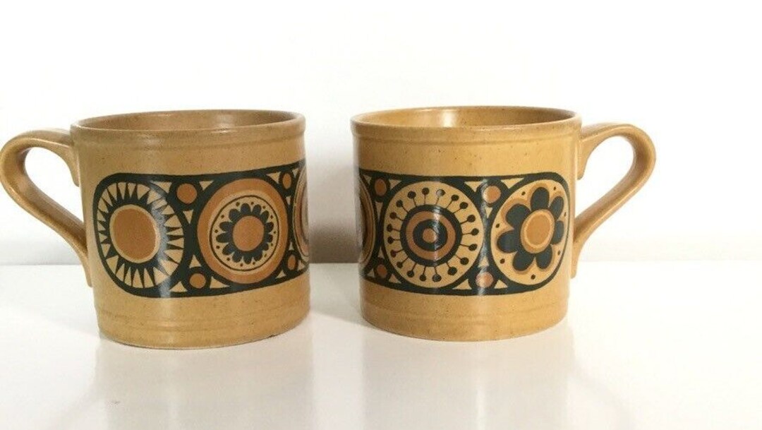 Vintage KILNCRAFT BACCHUS Tea Cups X 2 - Etsy