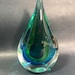 Murano Sommerso Flavio Poli Glass Paper Weight - Etsy