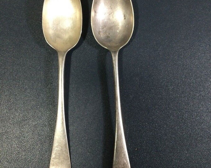 Serving Spoons Large Spoons 23cm Epns X2 - Etsy