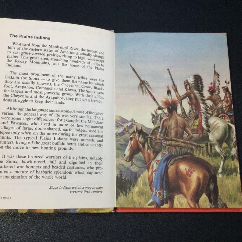 Ladybird Book the Story of the Indians of the Western Plains - Etsy