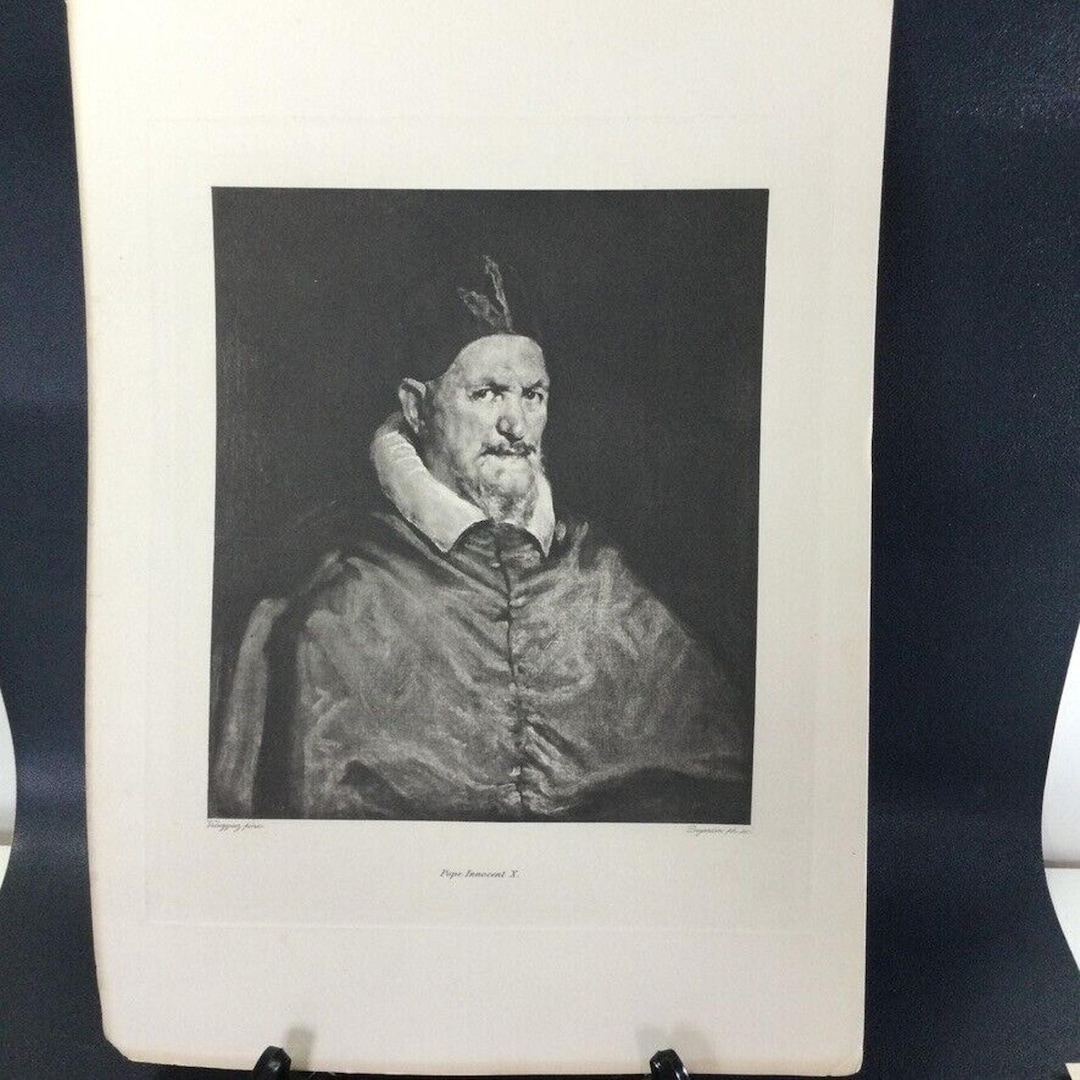 Antique Portrait of Pope Innocent X Print by Velasquez Print - Etsy