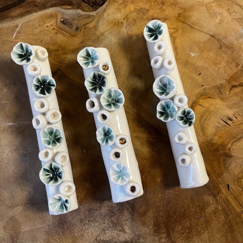 Mezuzah dase in porcellana fatta a mano con design ispirato all'oceano ...