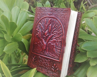 Embossed Leather Book - Etsy