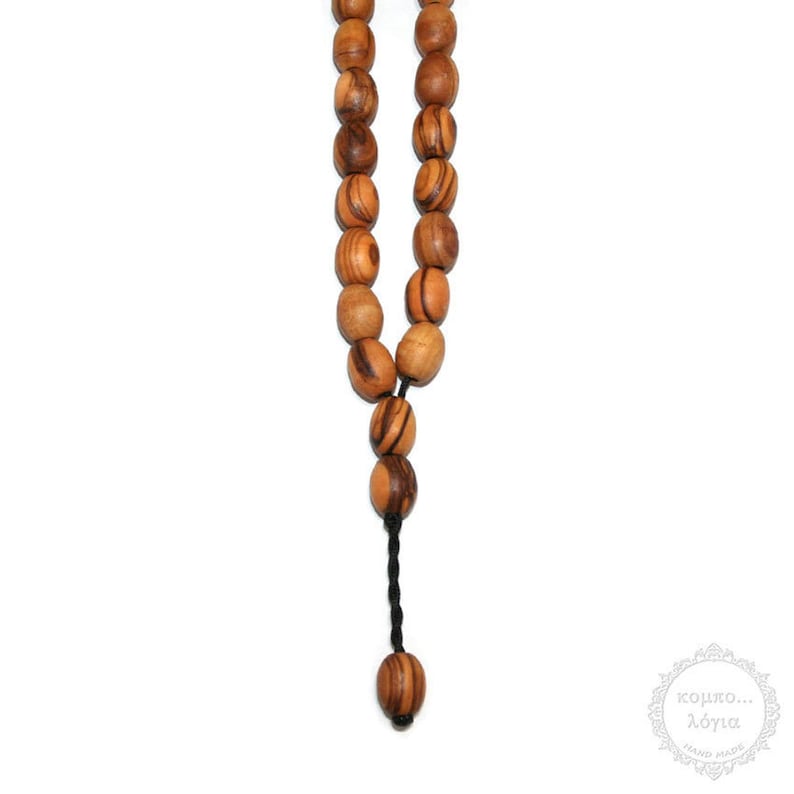 Olive Wood Handmade Komboloi Created With 213 Natural Olive - Etsy