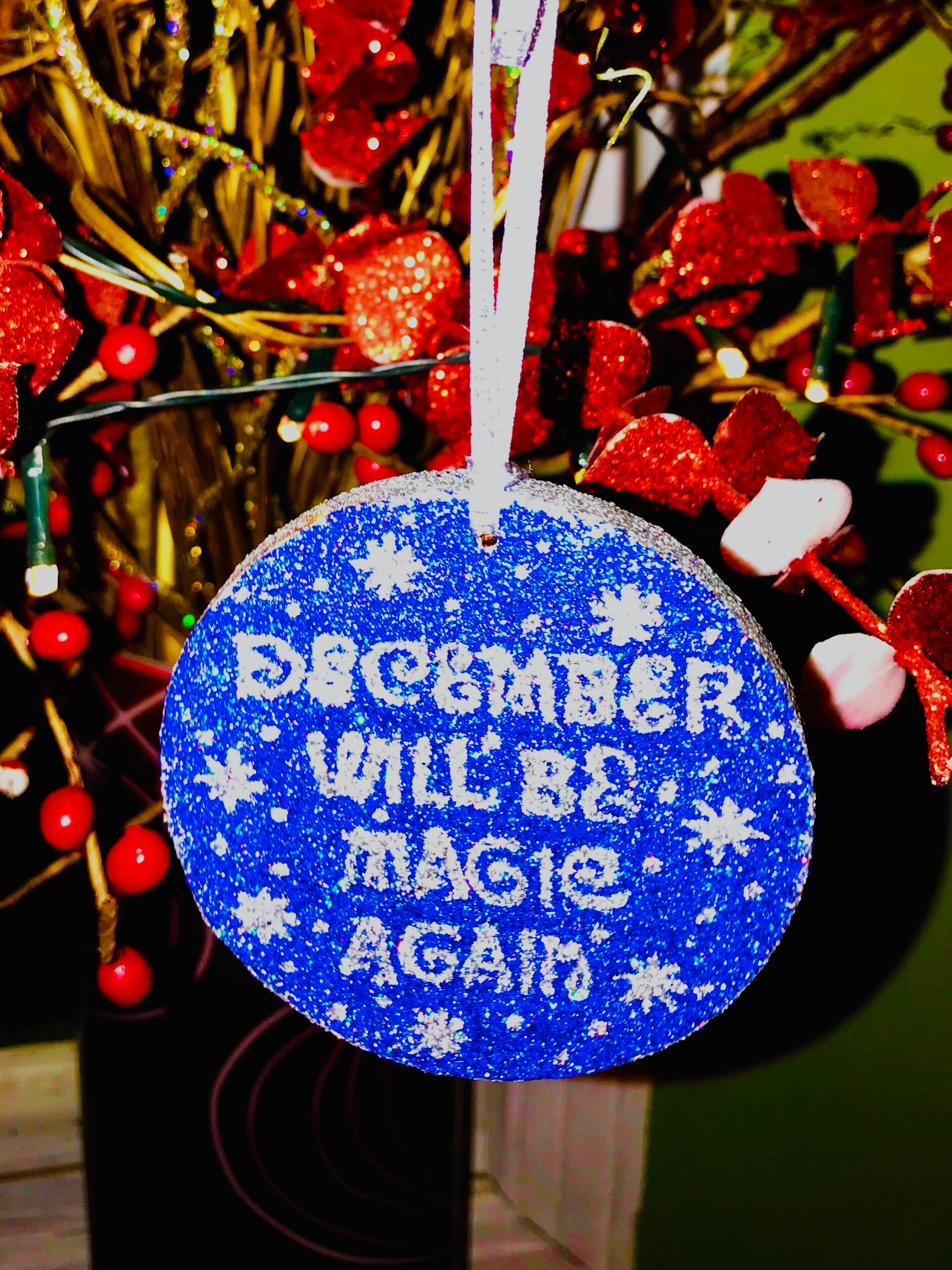 December Will Be Magic Again: Handmade Christmas Tree Decoration - Etsy UK