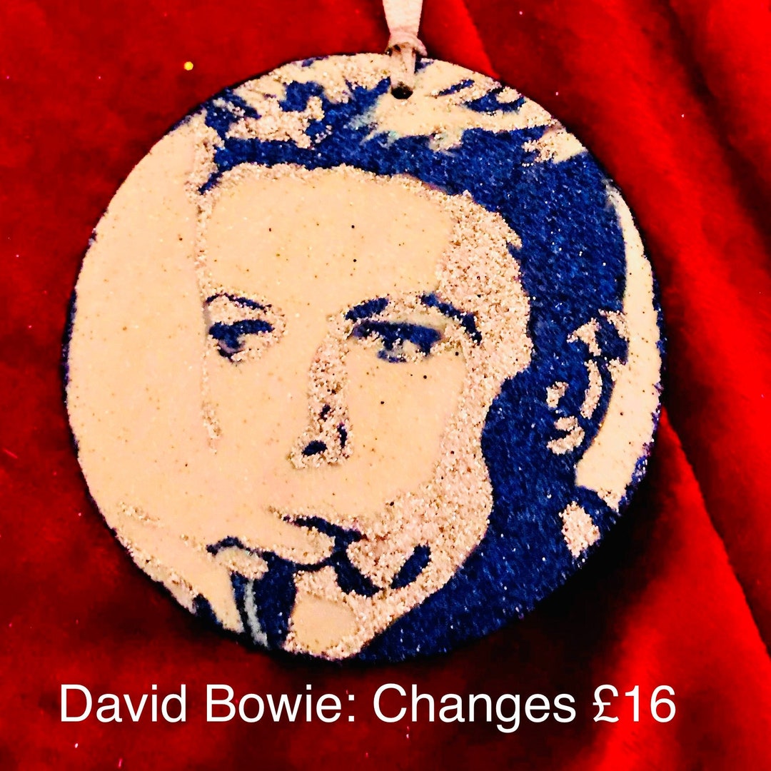 David Bowie: Handmade Christmas Tree Decoration - Etsy