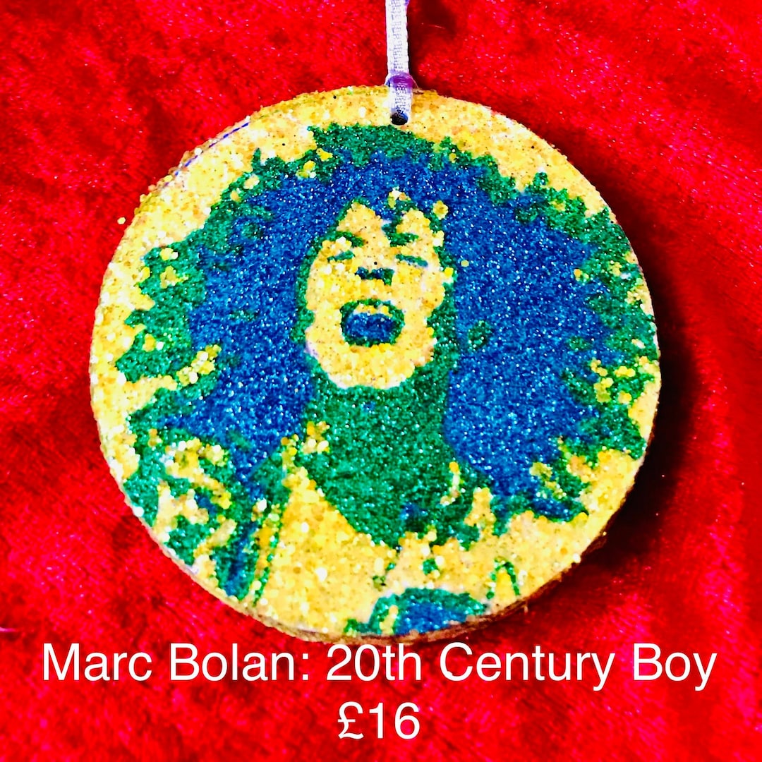 Marc Bolan: Handmade Christmas Tree Decoration - Etsy