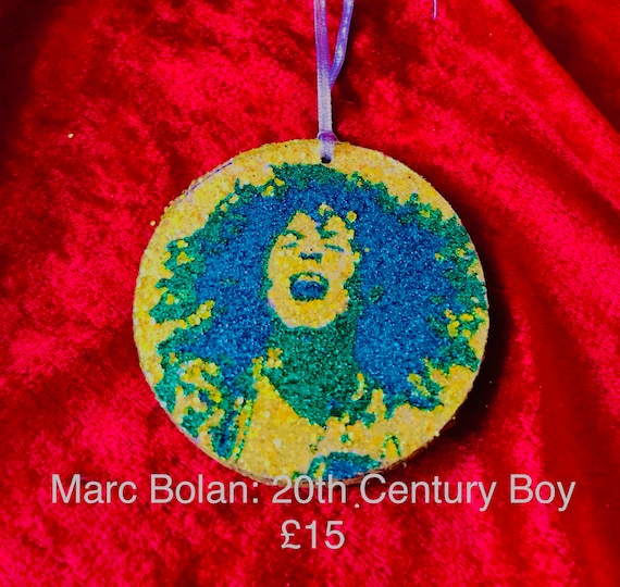 Marc Bolan: Handmade Christmas tree decoration | Etsy