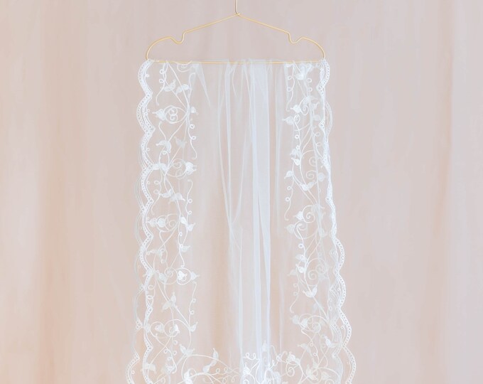 Embroidered Filipino Unity Veil for Filipino Wedding Cord and Veil ...