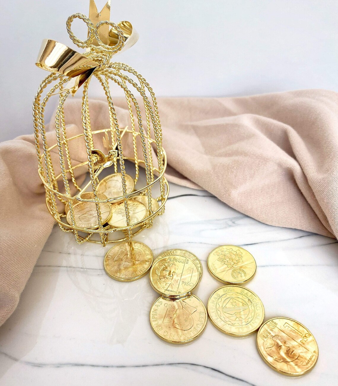 Bird Arras Arrhae Unity Wedding Coins for Filipino Wedding | Etsy