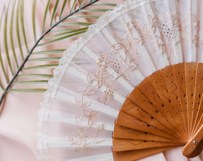 Pamaypay Embroidered Filipino Folding Hand Fan Abaniko Handmade in the ...