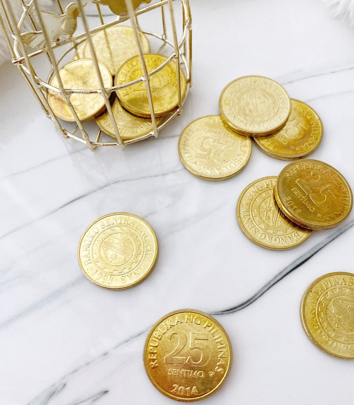 Bird Arras Arrhae Unity Wedding Coins for Filipino Wedding | Etsy