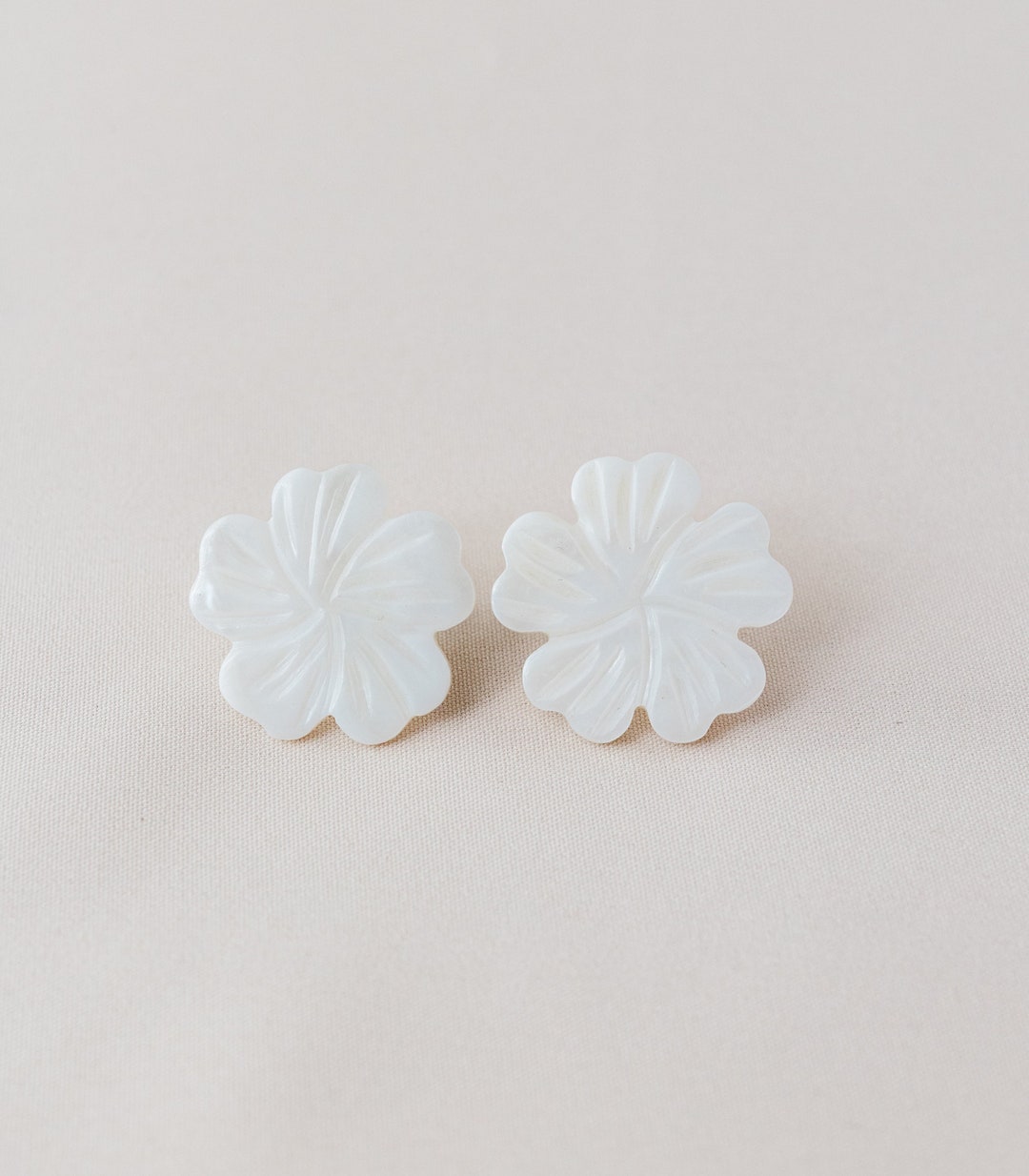 Philippines Large Gumamela Macabebe Shell Earrings Filipino - Etsy
