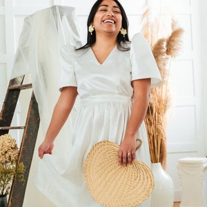 Large Abaniko Filipino Hand Fan From Buri Palm Leaves | Etsy Canada