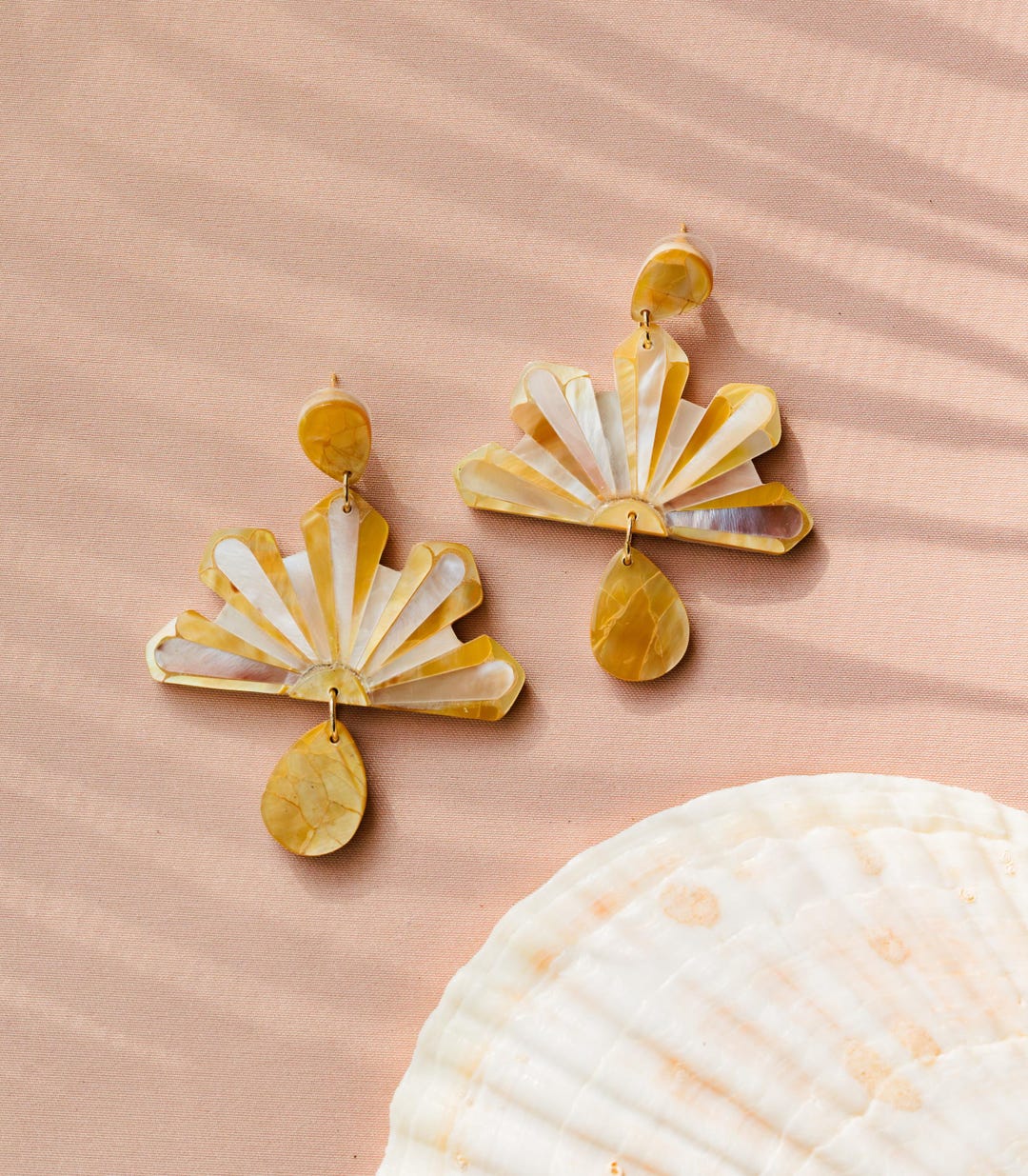 Philippines Araw Filipino Sun Earrings in Mother of Pearl Shell ...