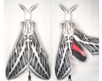 Moth Costume Cape Hand-painted Wings Fantasy Clothing Gothic - Etsy
