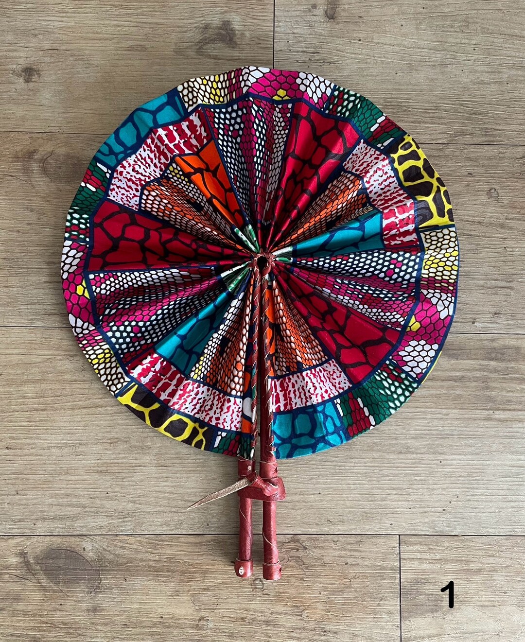 African Print Folding Hand Fan african Print Fan Ankara - Etsy