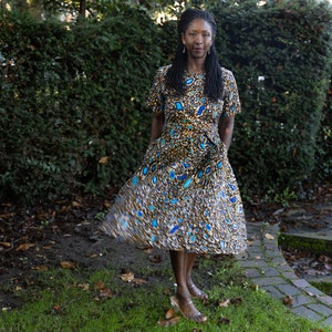KAITLYN African Print Midi Dress | Clothing for Women - Etsy