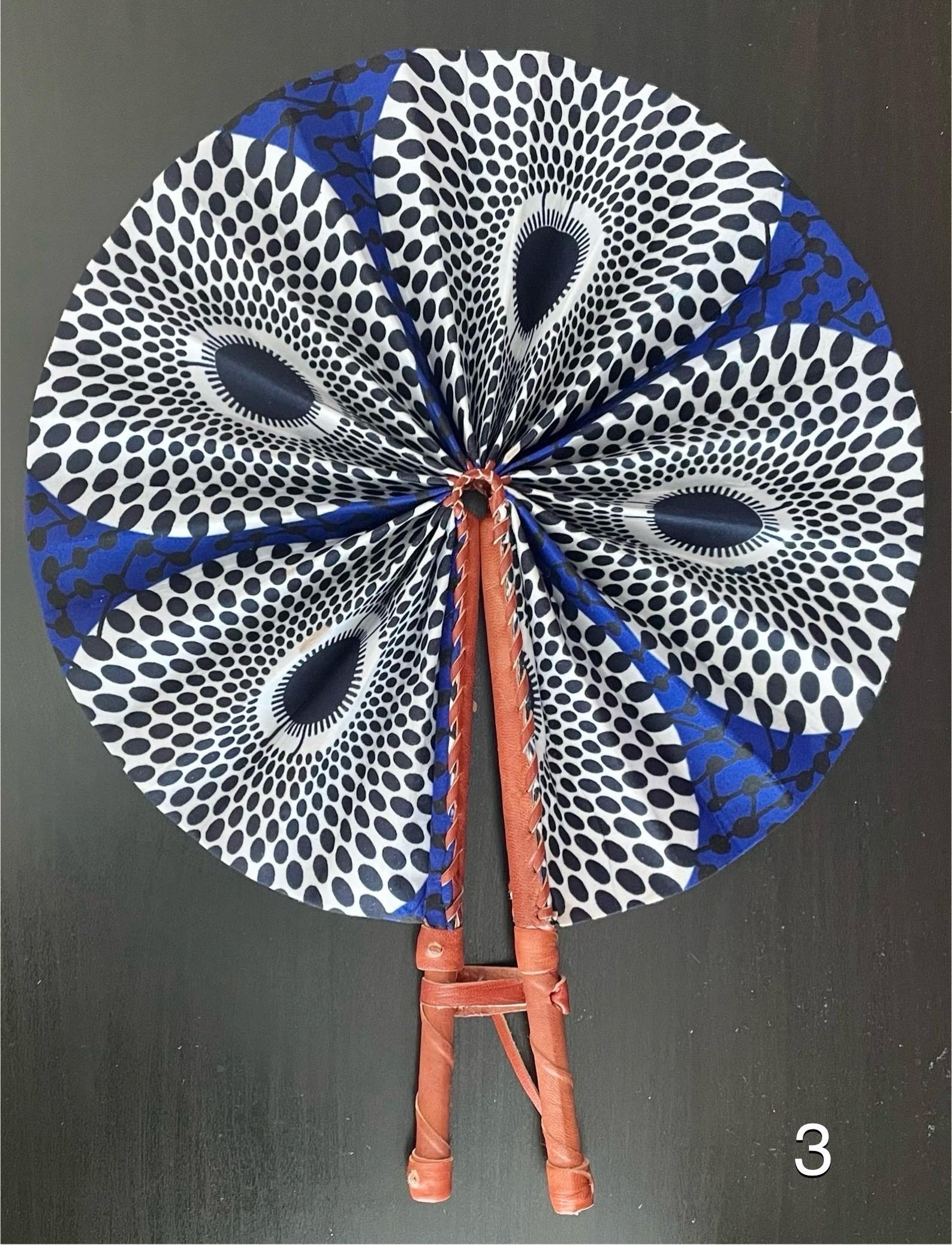 African Print Fan| Ankara Fabric Fan| African Print Folding Hand Fan ...