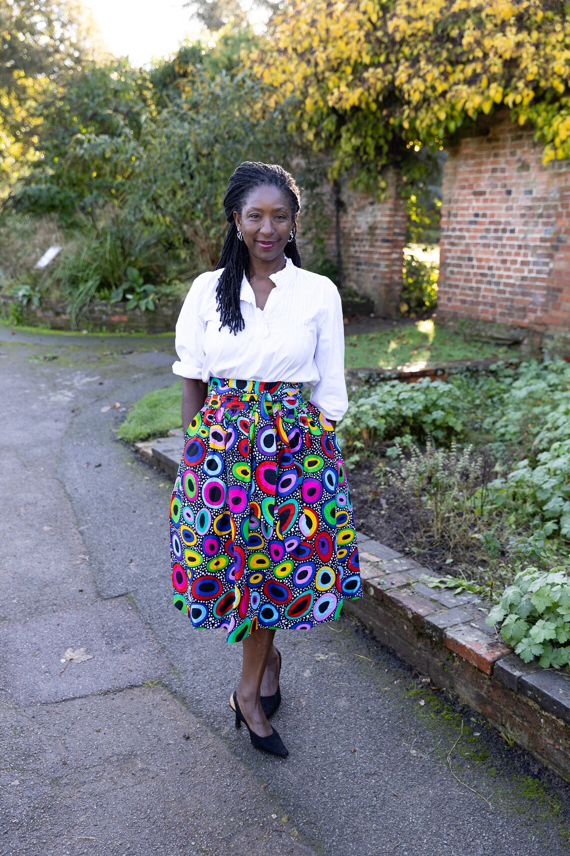 DIDI African Print Midi Skirt | African Clothing or Women - Etsy