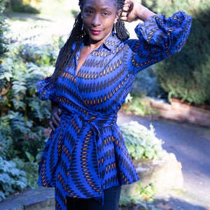 KENYA African Wrap Top| African Top for Women |ankara Top |african ...