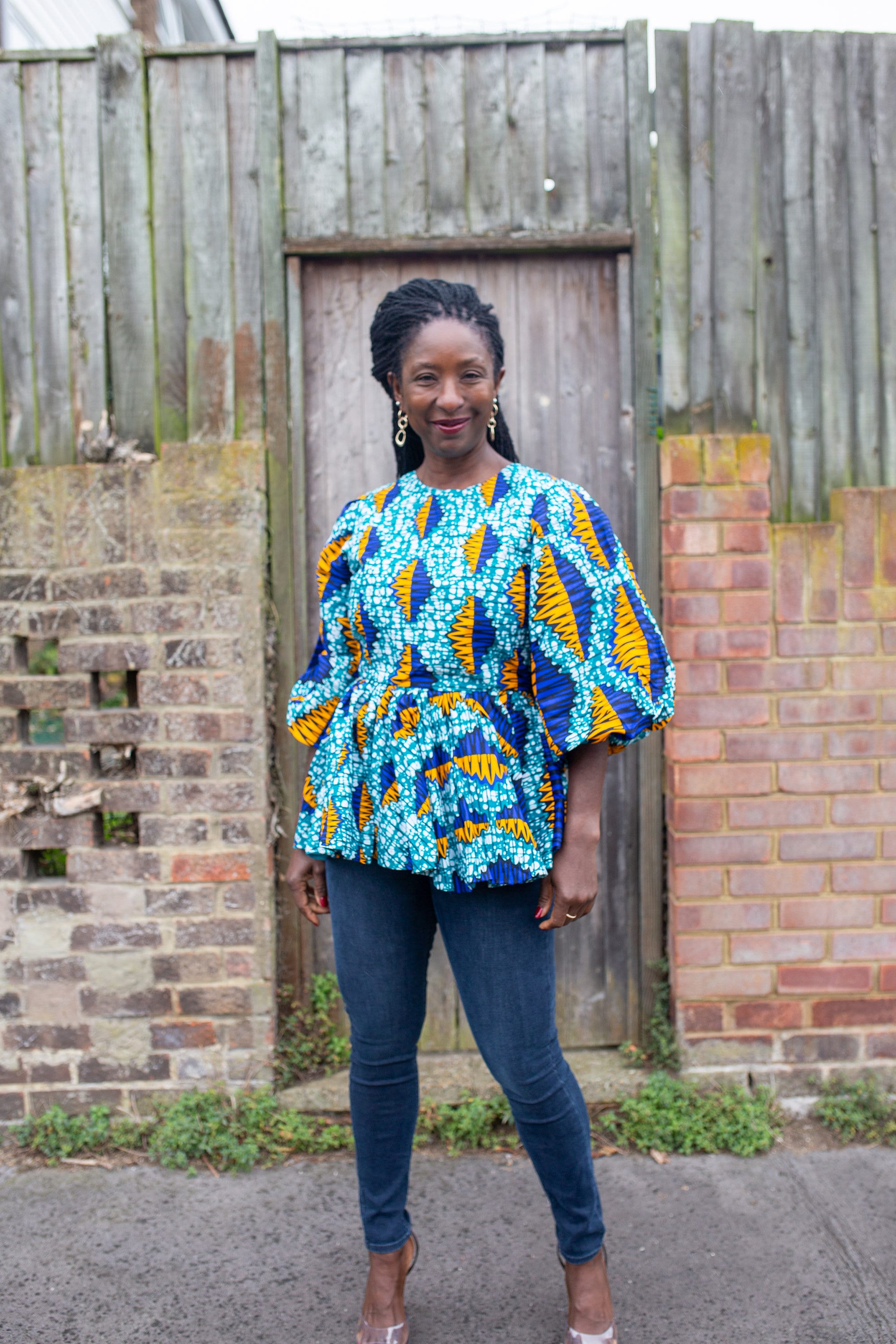 KOLA African Print Peplum Top| African Top for Women |ankara Top ...