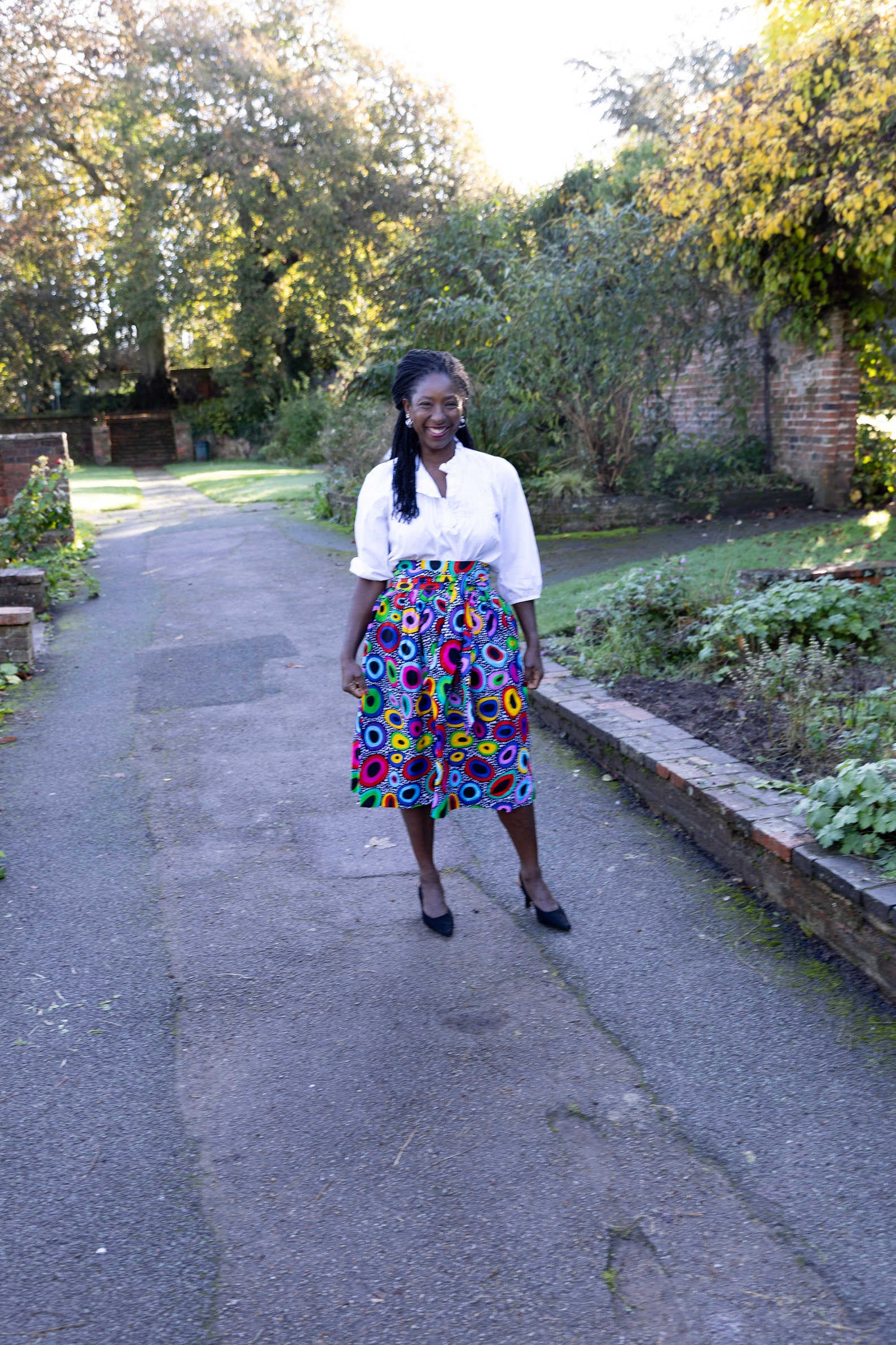 DIDI African Print Midi Skirt | African Clothing or Women - Etsy