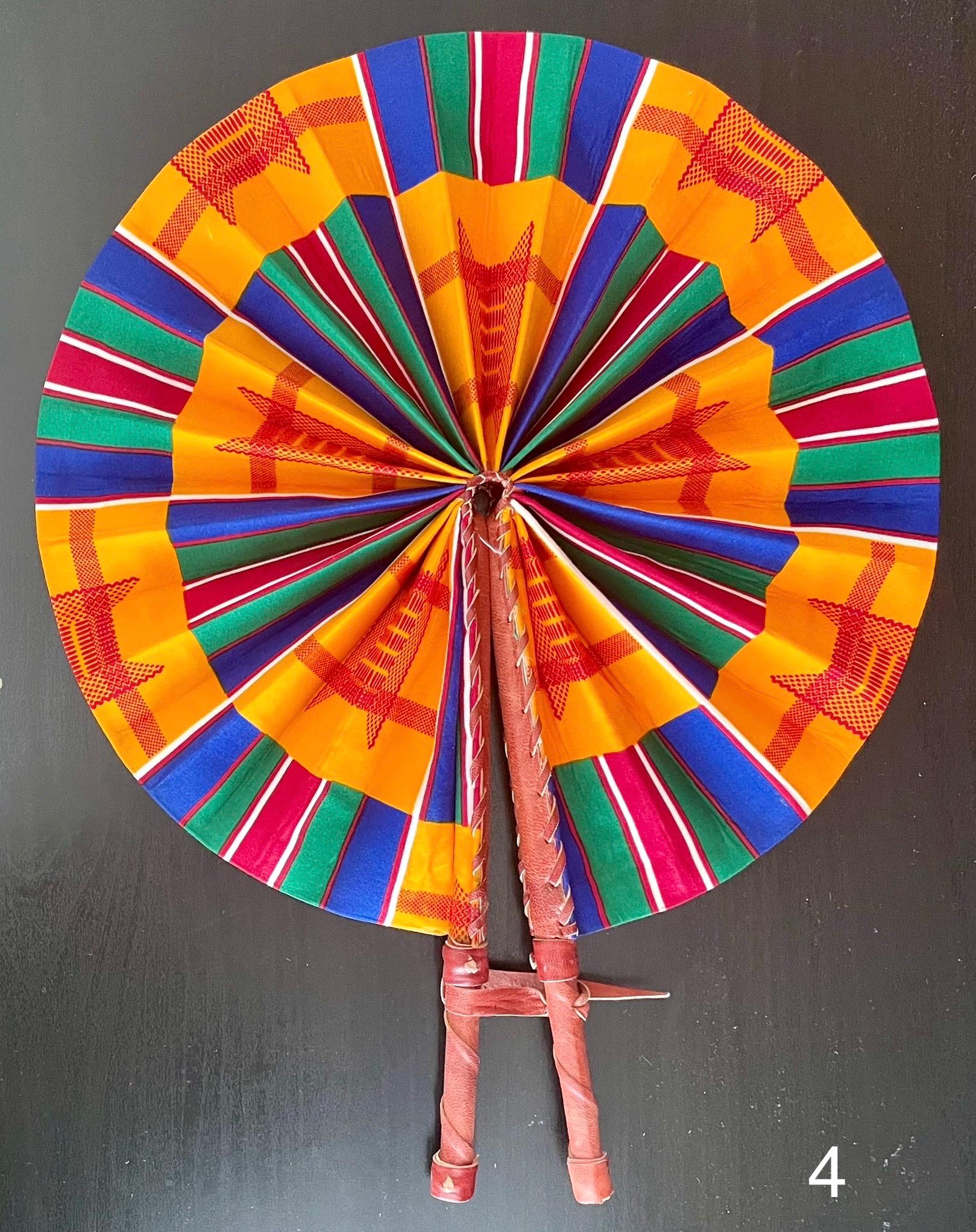 African Print Fan| Ankara Fabric Fan| African Print Folding Hand Fan ...