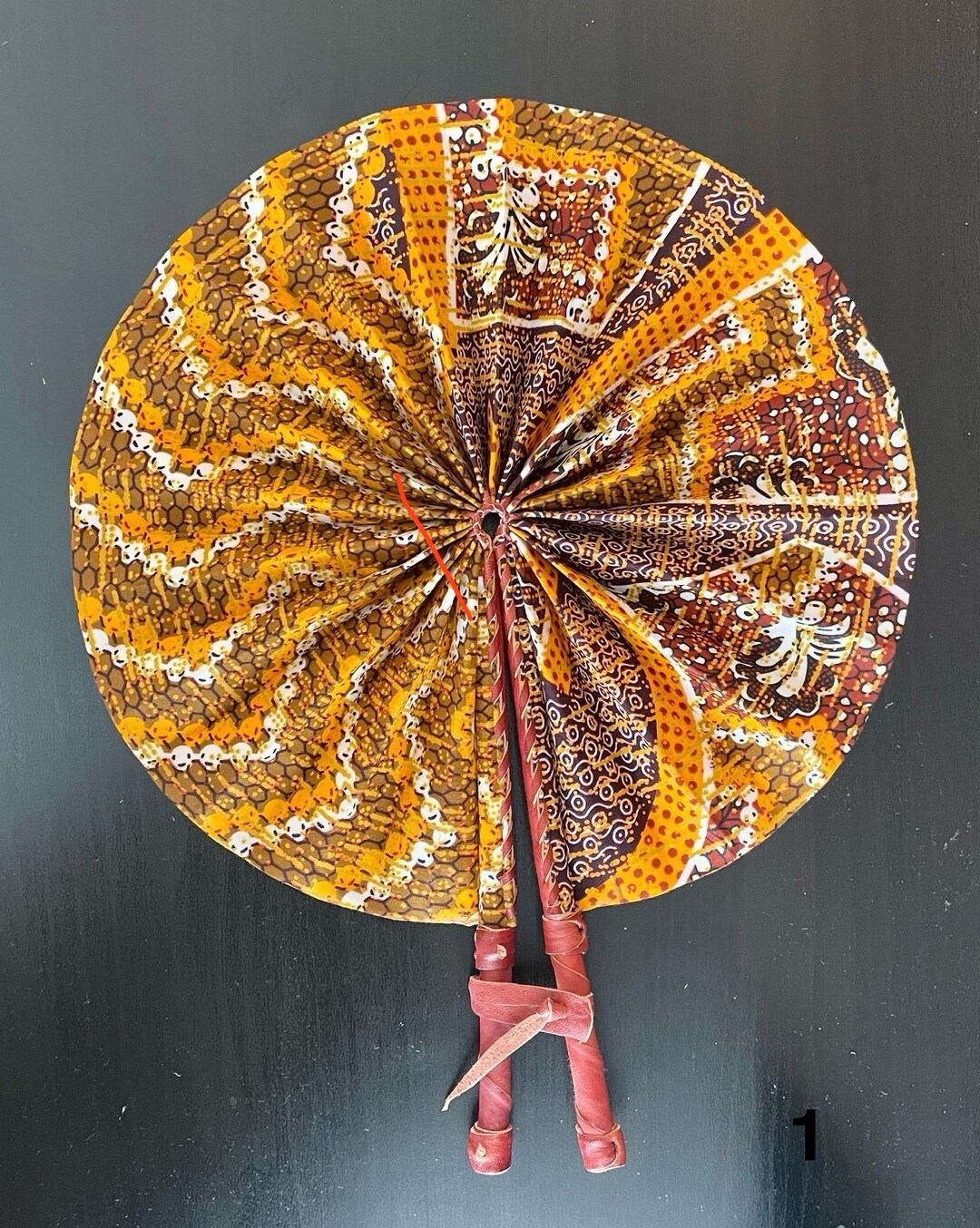 African Print Fan| Ankara Fabric Fan| African Print Folding Hand Fan ...