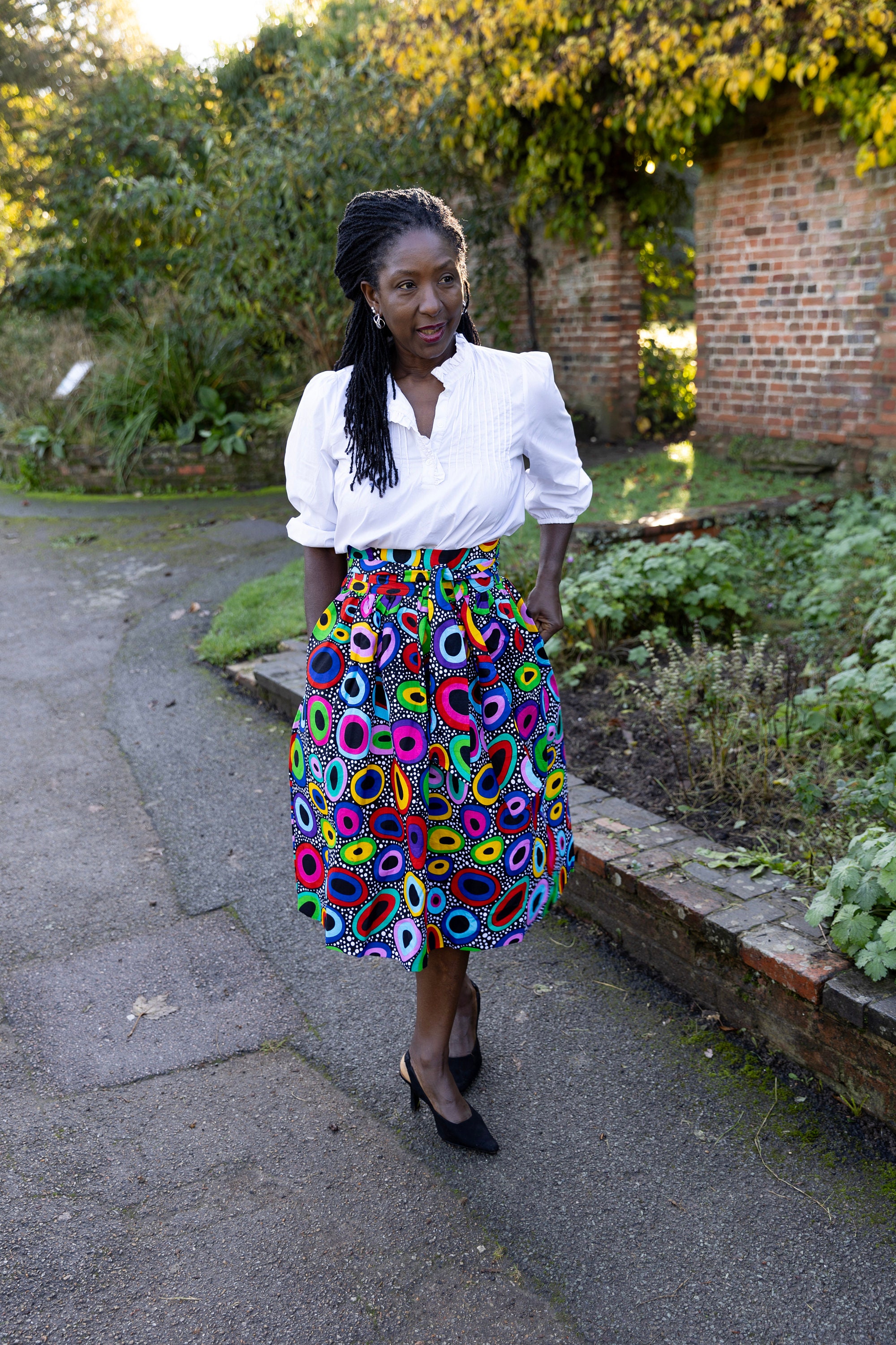 DIDI African Print Midi Skirt | African Clothing or Women - Etsy