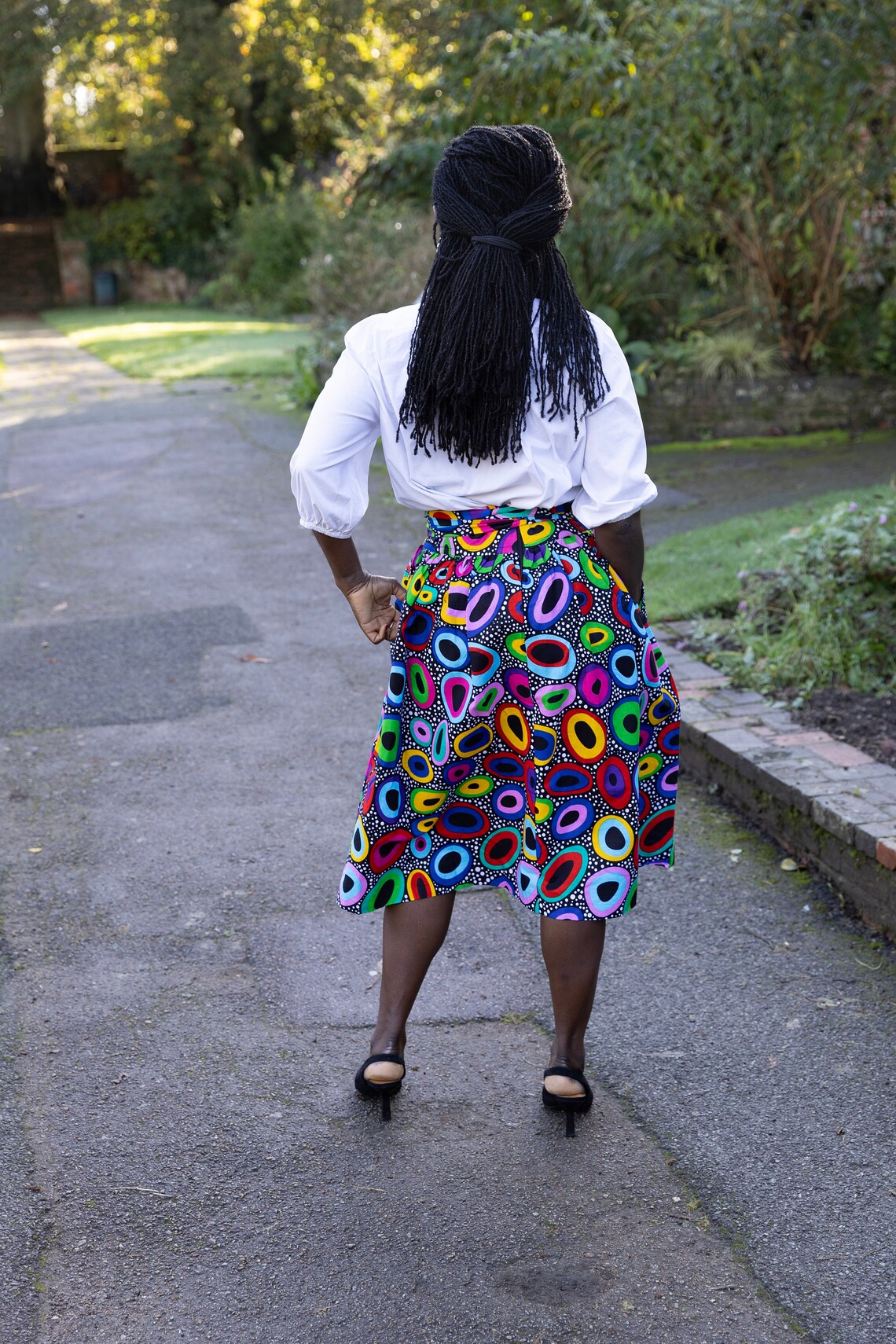 DIDI African Print Midi Skirt | African Clothing or Women - Etsy
