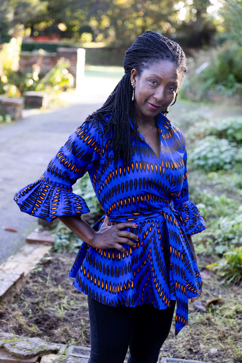 KENYA African Wrap Top| African Top for Women |ankara Top |african ...