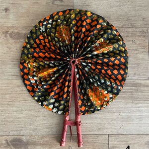African Print Folding Hand Fan african Print Fan Ankara - Etsy