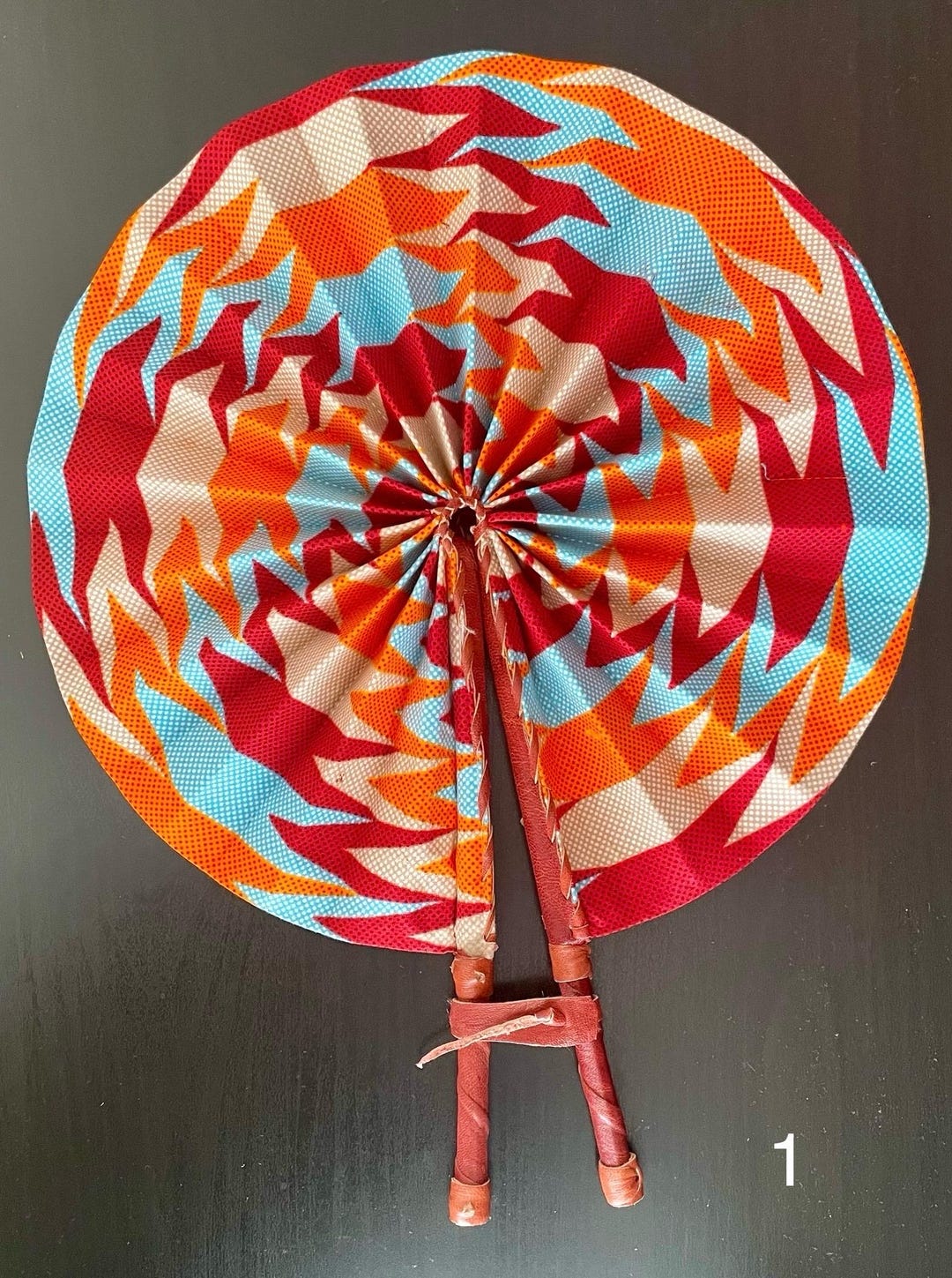 African Print Fan| Ankara Fabric Fan| African Print Folding Hand Fan ...