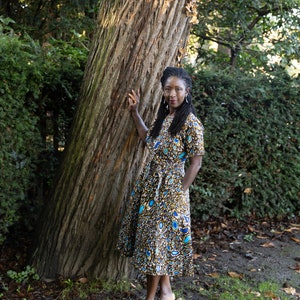 KAITLYN African Print Midi Dress | Clothing for Women - Etsy