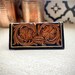 Custom Hand Tooled Leather Western Checkbook Cover - Etsy
