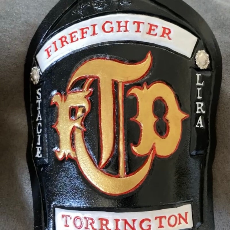 Custom Fire Helmet Shield - Etsy