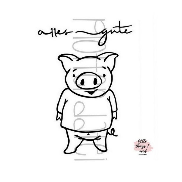 Plotterdatei schweinchen - Etsy.de