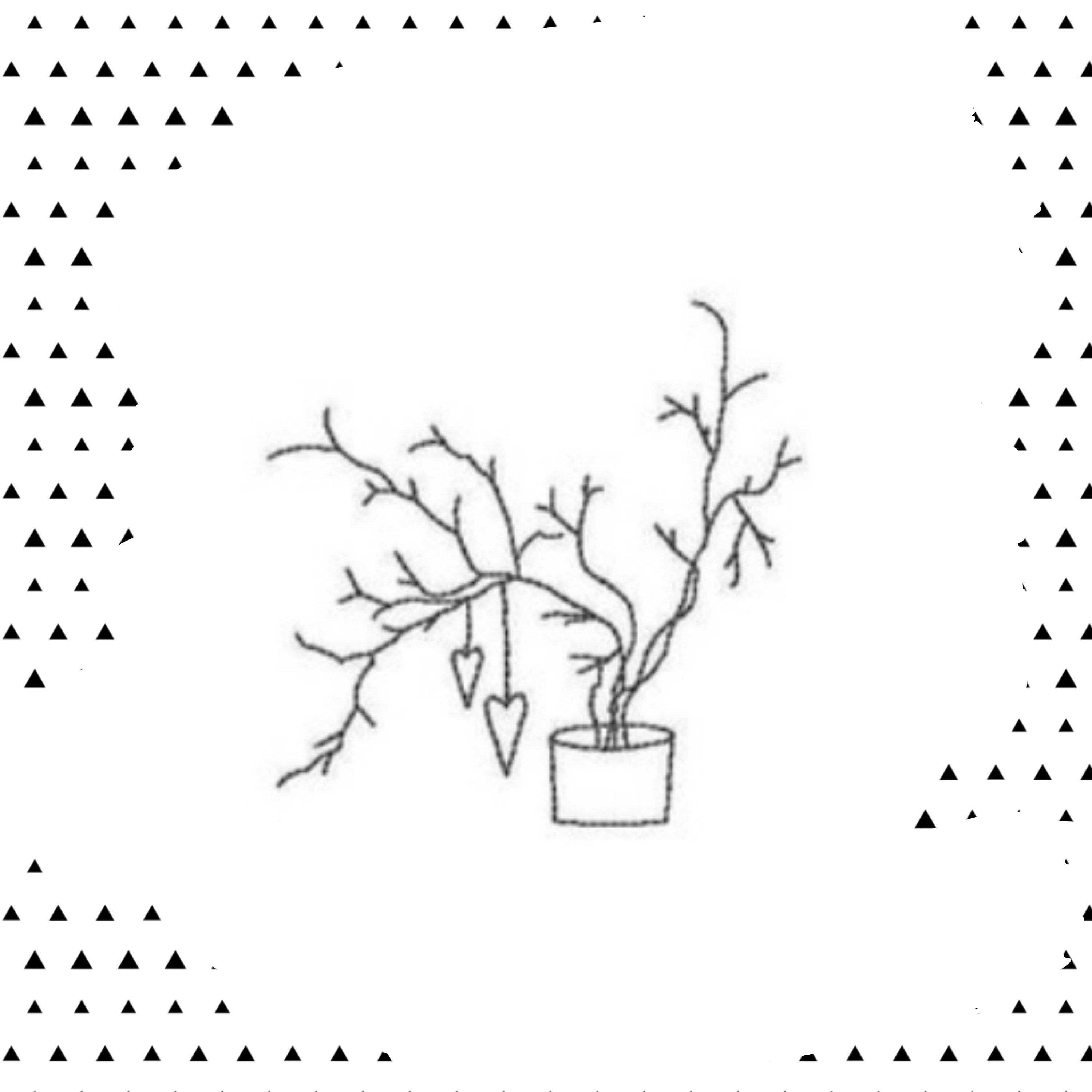 Strauch 10 x 10 Rahmen Stickdatei Stickmuster Vintage Doodle | Etsy