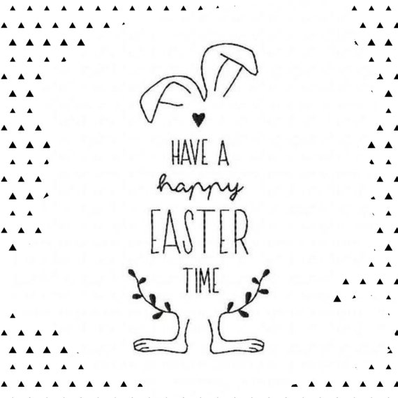 Stickdatei Have a happy easter time 13x18 | Etsy