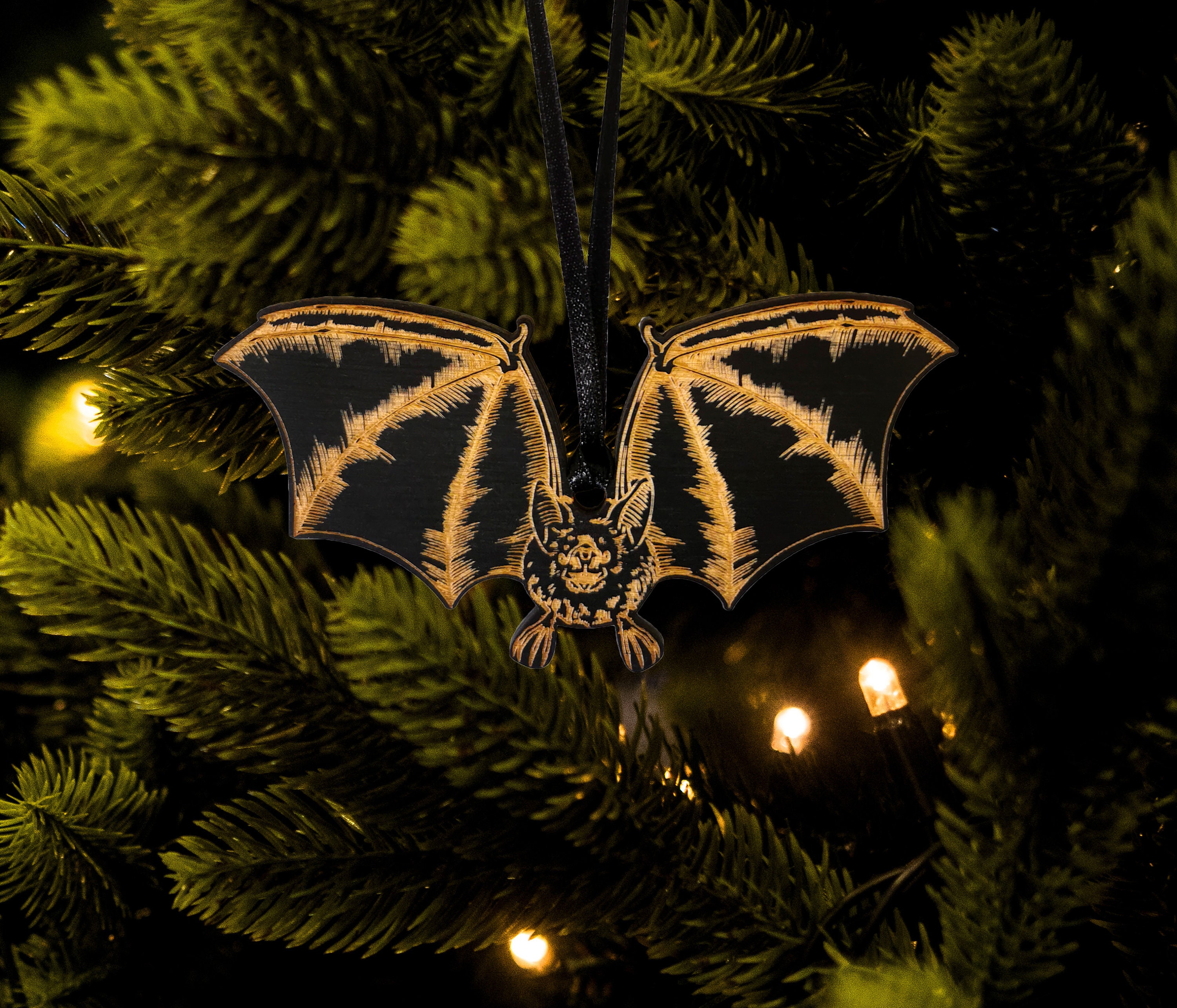 Bat Wooden Christmas Tree Ornament • Christmas Tree-decore • Home ...