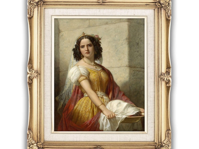 Salome With the Head of John the Baptist 1861 Famous - Etsy