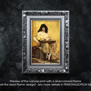Salome by Henri Regnault Canvas Print (1870) • Giclée Prints ...